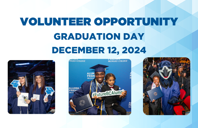 Volunteer with us on Graduation Day